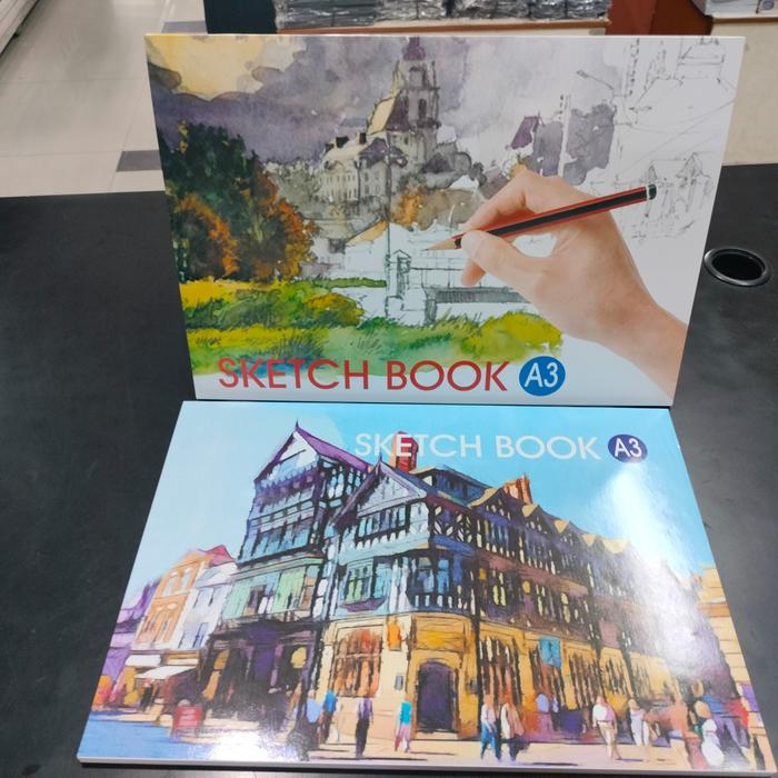 Jual Sketch Book / Sketchbook / Buku Gambar Sketsa A3 Kiky 50 Lembar ...