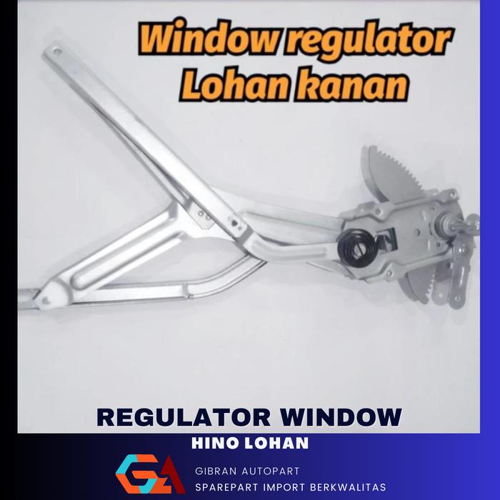 Jual WINDOW REGULATOR KACA MANUAL DEPAN HINO LOHAN SEBELAH KANAN (RH ...