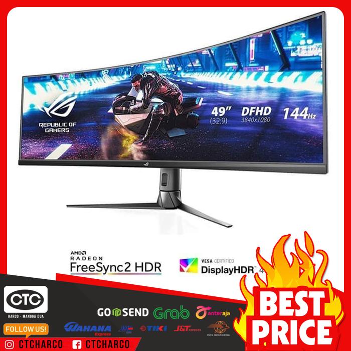 Promo Monitor ASUS ROG Strix XG49VQ 49" Super Ultra-Wide HDR 144Hz ...