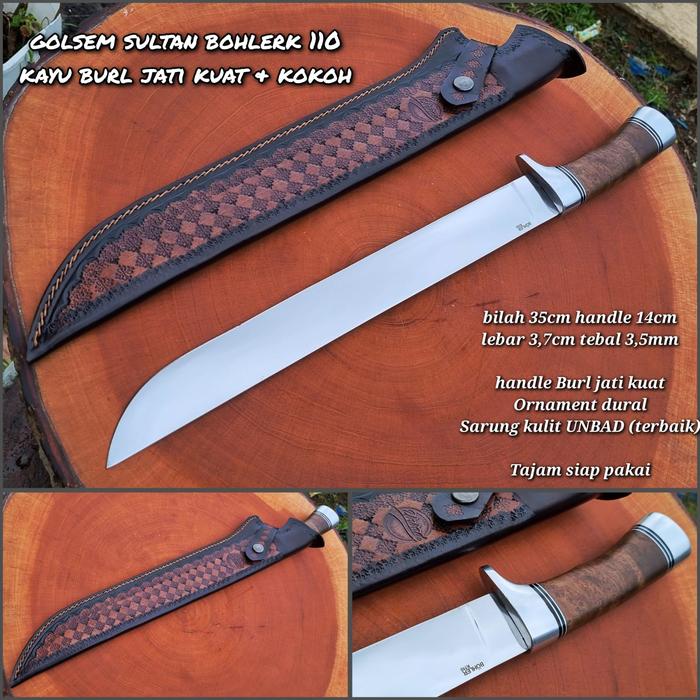 Jual Golok sembelih model sarung kulit asli BOHLER K110 - Kab. Sukabumi ...