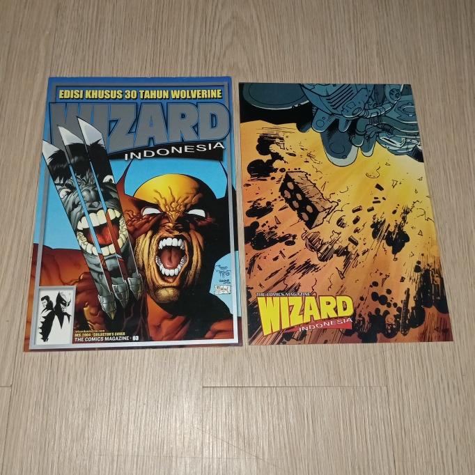 Jual Majalah Wizard 2004 edisi khusus 30 tahun Wolverine bonus poster ...