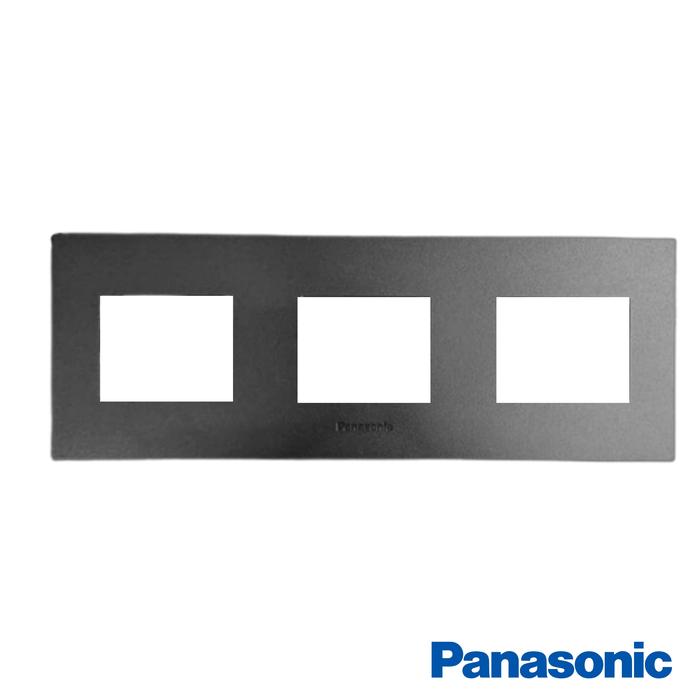 Jual PANASONIC Frame 3 Gang 6 Device Hitam WESJ78069B - Jakarta Barat ...