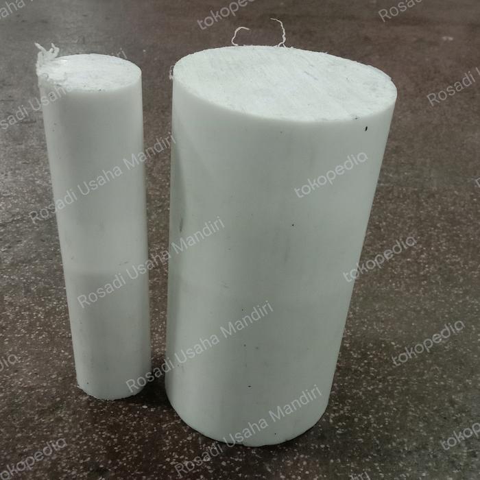 Jual TEFLON ROD AS BATANGAN 35mm × 100cm(1meter)ptfe teflon batangan ...