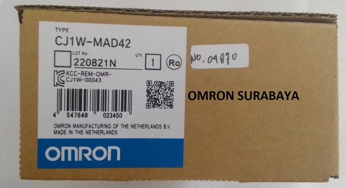Jual Omron PLC Analog Input Output Modul CJ1W-MAD42 - Kota Surabaya ...