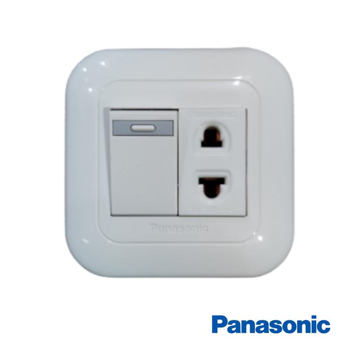 Jual PANASONIC Saklar Engkel 1G + Stop Kontak Universal WEJ10919 ...