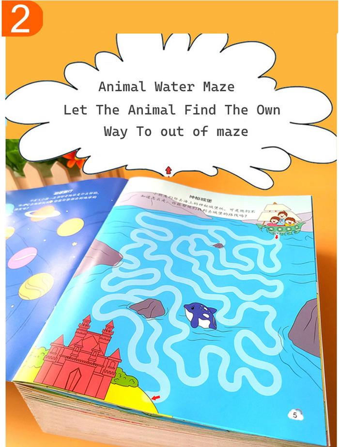 Jual Buku aktifitas labirin jalan anak, Buku maze labirin asah otak ...