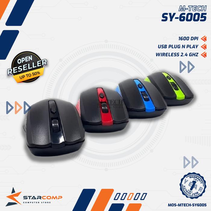 Jual Mouse Wireless M-tech SY-6005 - Mouse Mtech SY6005 - Kab. Sleman ...