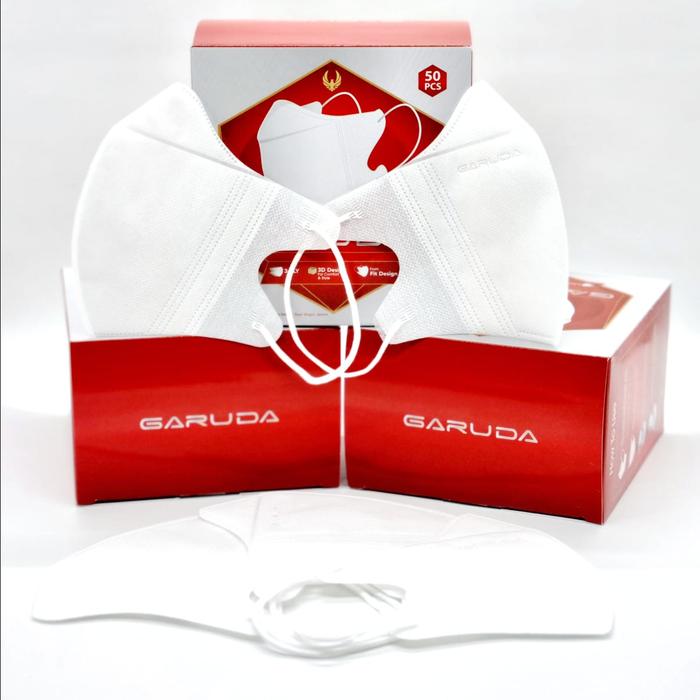 Jual Masker Duckbill Garuda 3ply by Seven isi 50 pcs - PUTIH BOX ...