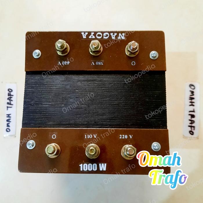 Jual trafo auto step up dan travo step down 1000 watt 380 440v / 110 ...