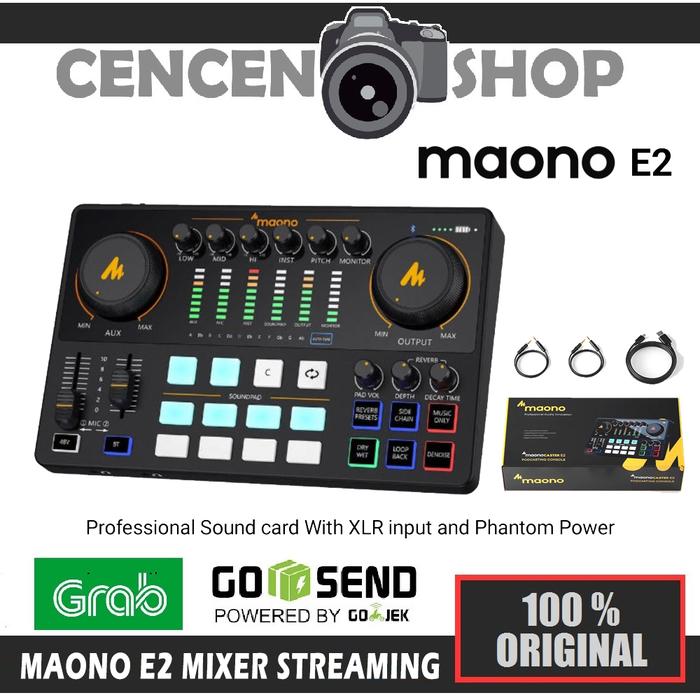 Jual Maono AM-E2 MIXER Maonocaster Live Streaming Soundcard Podcast ...