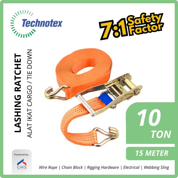 Promo Ratchet Tie Down / Lashing Ratchet / Alat Ikat Cargo 10 Ton x 15 ...