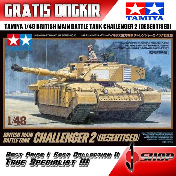Jual TAMIYA 1/48 BRITISH MAIN BATTLE TANK CHALLENGER 2 (DESERTISED ...