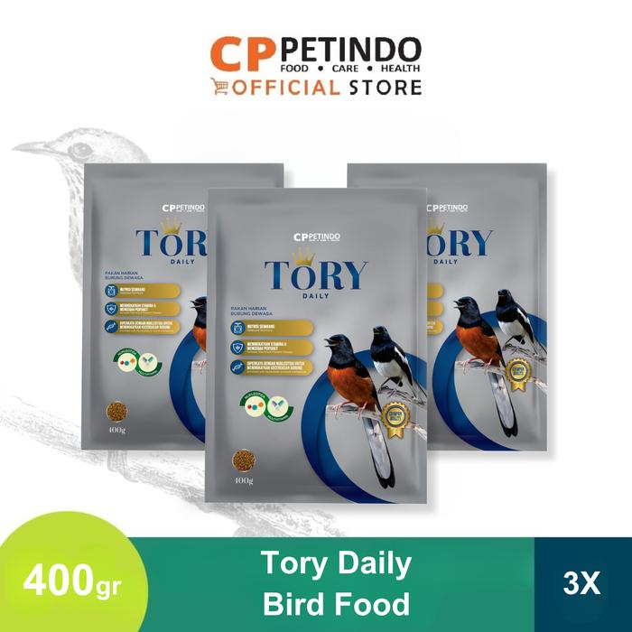 Promo Tory Daily Pakan Burung Bird Food For Adult 400gr - Isi 3 - Kota ...