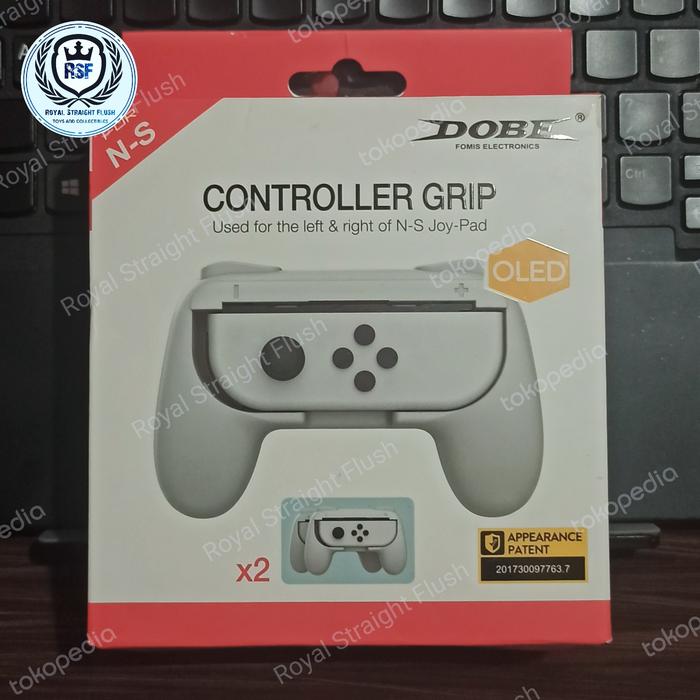 Jual Joycon Grip Nintendo Switch OLED Black Dobe Cocok juga V1 V2 - Jakarta Selatan - Royal ...