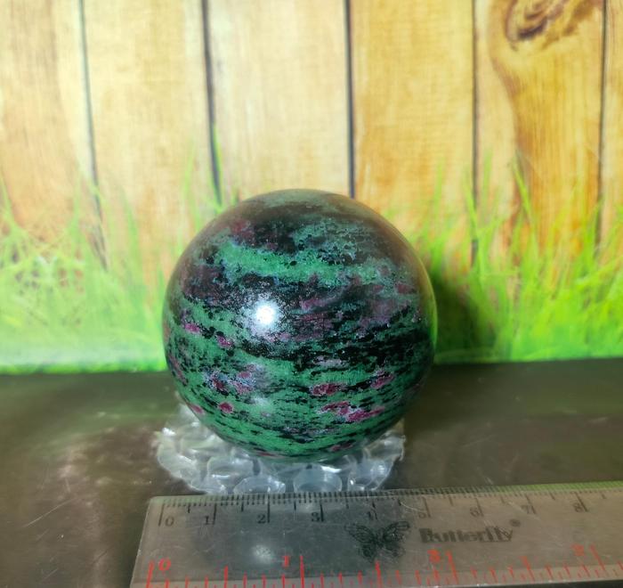 Jual Natural Ruby In Zoisite Sphere (1) UV Reactive - Jakarta Barat - Natural Galeri | Tokopedia