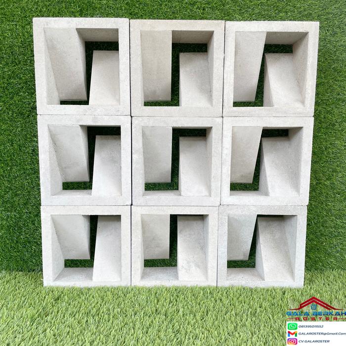 Jual Roster Minimalis & Elegant / Ventilasi / Loster Beton / Pagar ...