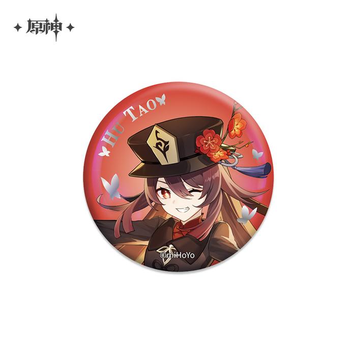 Jual Hu Tao - Genshin Impact Splash Art Badge - Official Merchandise ...