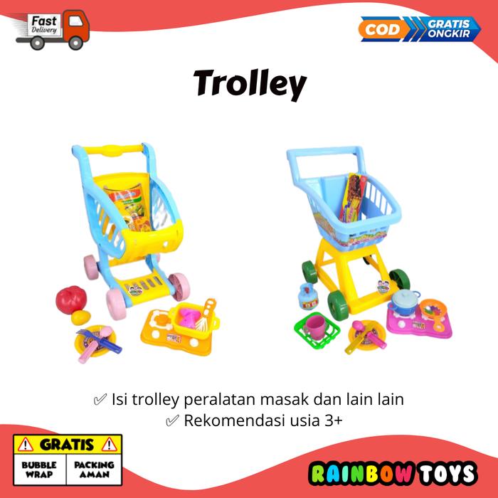 Jual Troli Mainan Anak Supermarket Set 101 - Seri 2 Di Seller Velvet ...