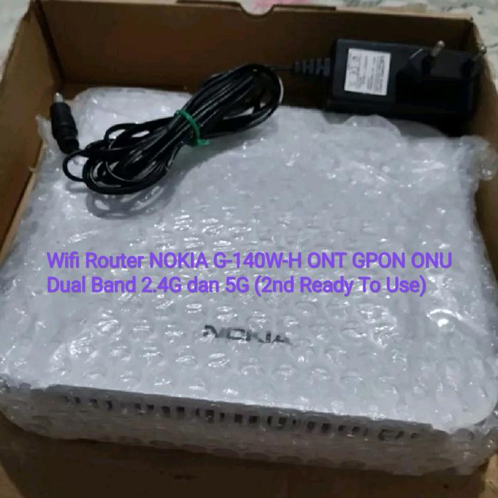 Jual Wifi Router NOKIA G-140W-H ONT GPON ONU Dual Band 2.4G dan 5G 2nd ...