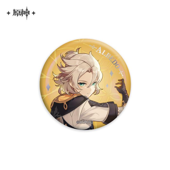 Jual Albedo - Genshin Impact Splash Art Badge - Official Merchandise ...
