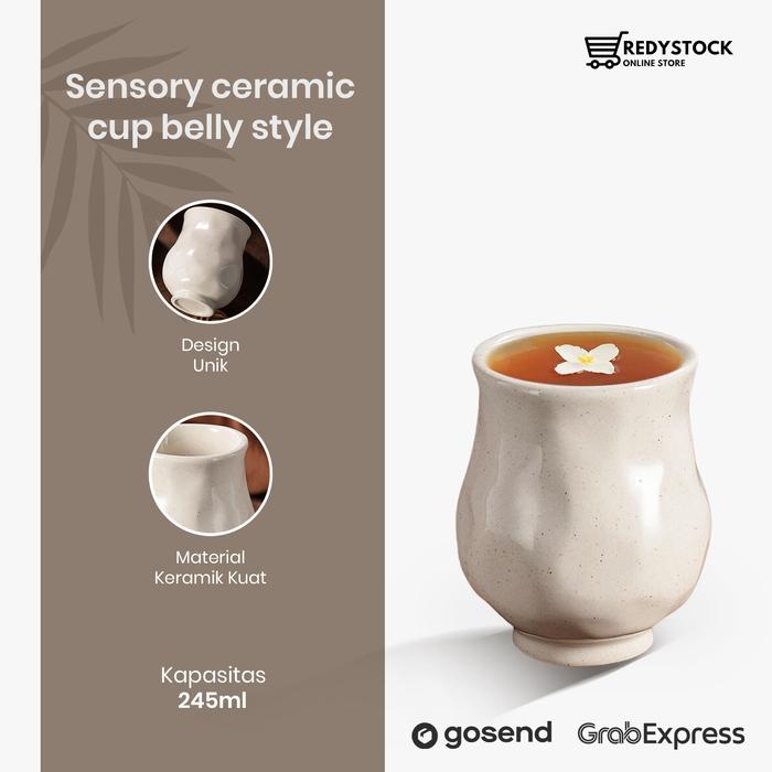 Jual Coffee Sensory Cup cangkir kopi keramik 245ml Belly series - Kota Tangerang - Redystock ...