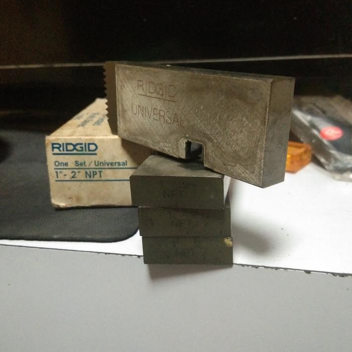 Jual RIDGID mata senai drat pipa 1- 2 INCH NPT One set universal ...