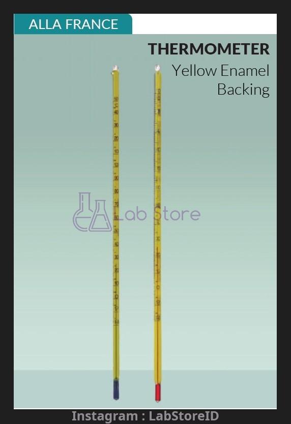 Jual Thermometer Blue Liquid Stik Batang -10+60°C Alla France 5152T060 ...