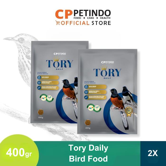 Jual Tory Daily Pakan Burung Bird Food For Adult 400gr - Isi 2 - Kota ...