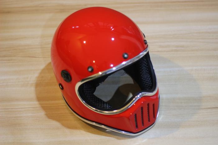 Jual Helm Cakil List Chrome Retro Full Face - Merah - Kota Tangerang ...