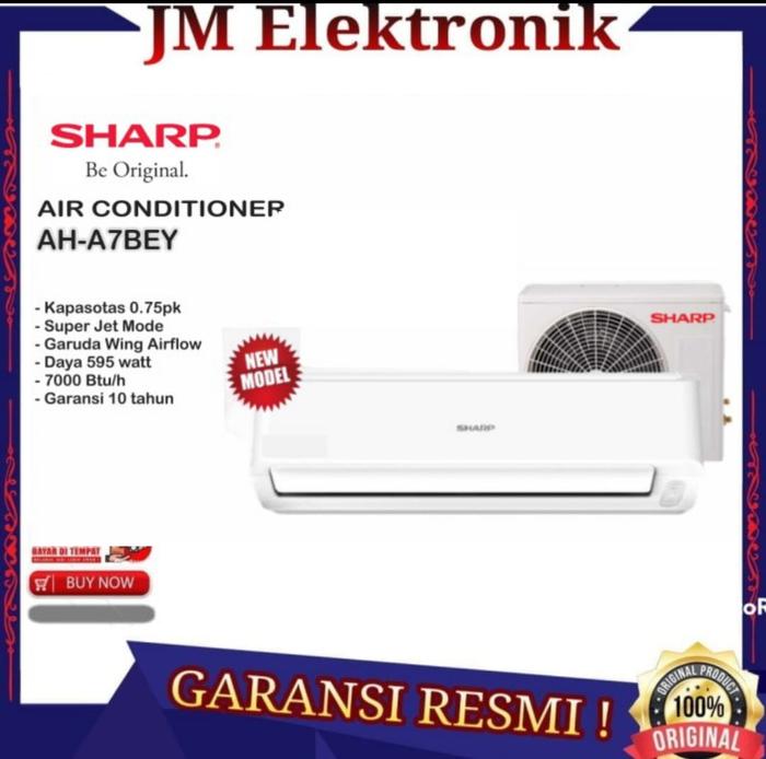 Jual AC SHARP AH-A7 BEY 3/4 PK R32 LOW WATT UNIT ONLY - Jakarta Utara - JM_Elektronik | Tokopedia