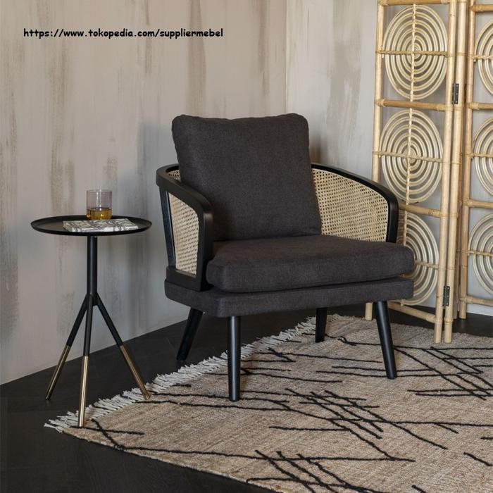 Jual Sofa Minimalis Manou Rotan 1 Dudukan - Sofa Manou Rotan 1 Seater Kayu - Kab. Jepara ...