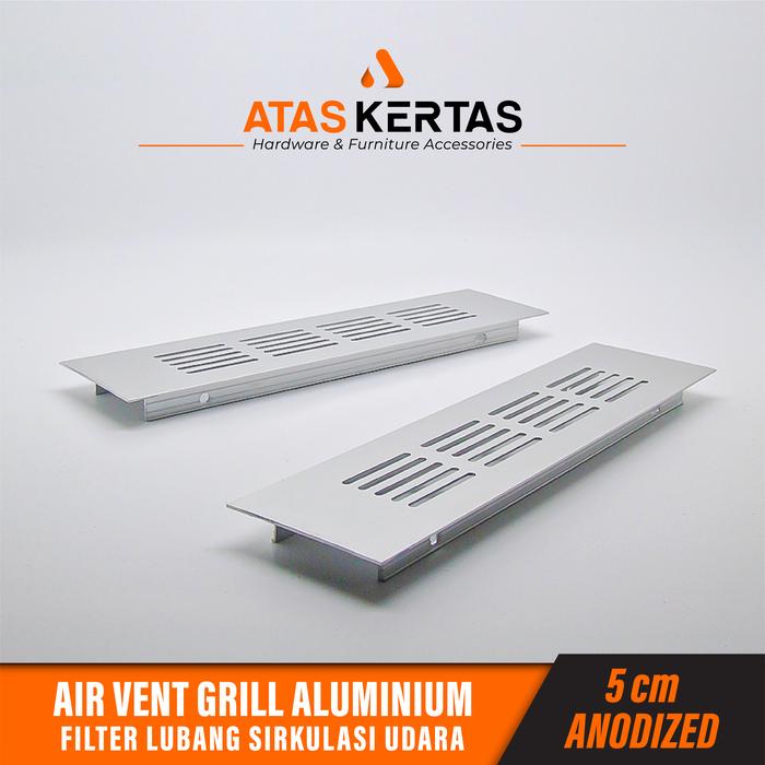 Jual Lubang hawa aluminium 5cm silver ventilasi lemari kabinet kitchen ...