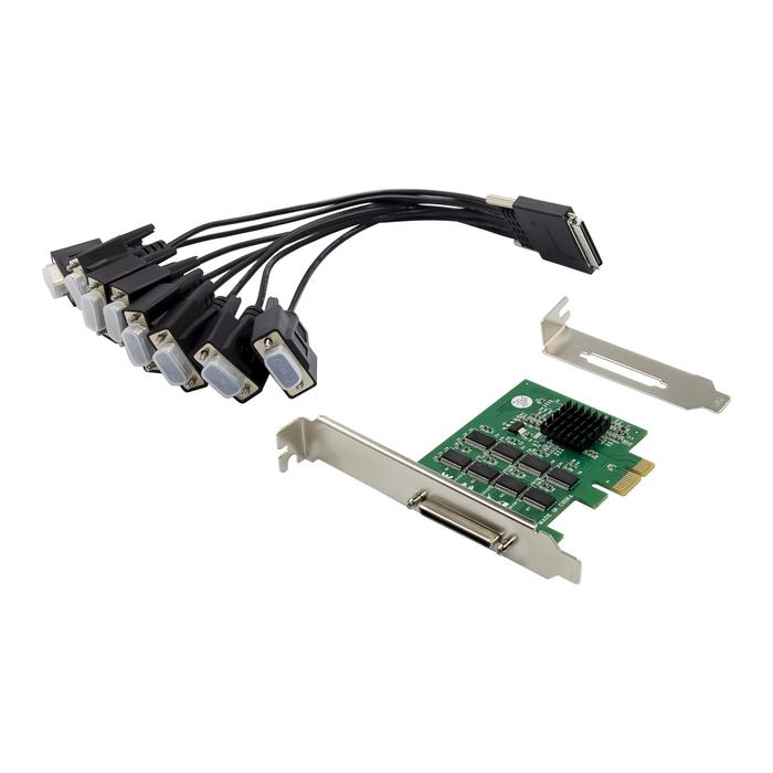 Jual PCI E to 8 Port RS232 Serial Adapter Multiport Serial DB9 Contr ...