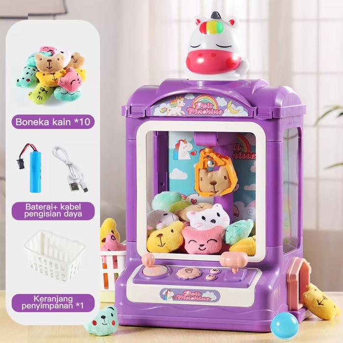 Jual Mainan Edukasi Anak Mesin Capit Claw Machine / Mesin Capit Boneka ...