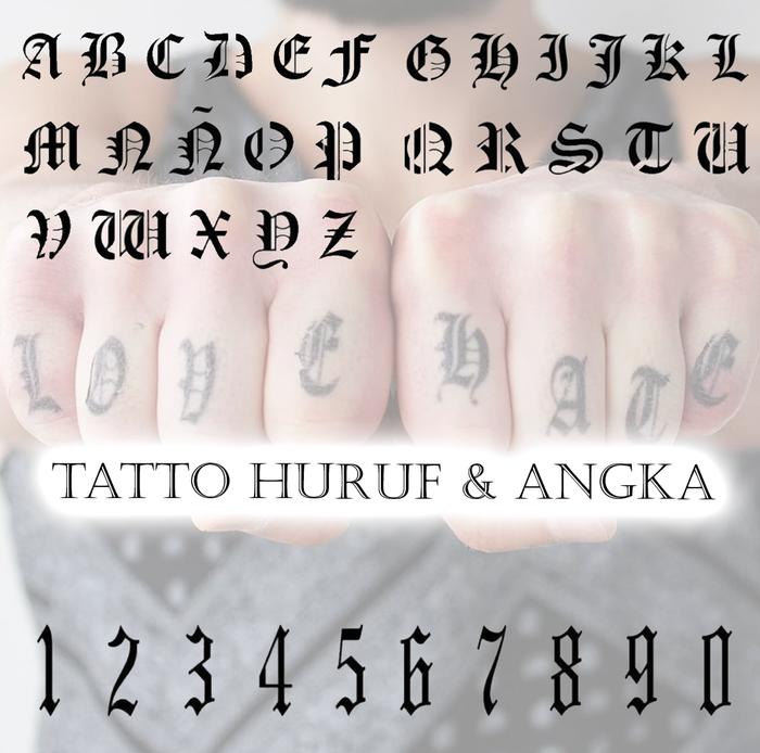 Jual Henna Tatto Huruf Dan Angka (halal) Di Seller Yama - Cengkareng ...