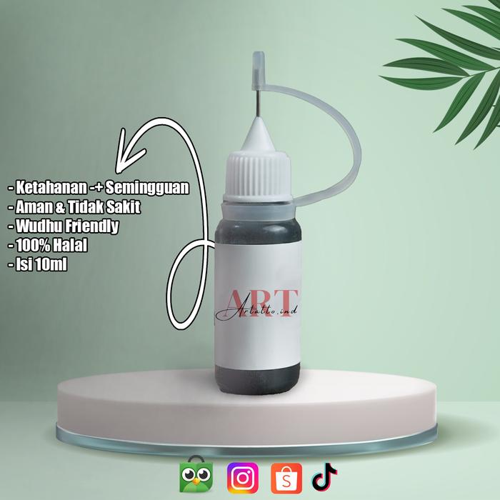 Jual Henna botol tatto satuan 10ml (black) - Jakarta Barat - ARTATTO ...