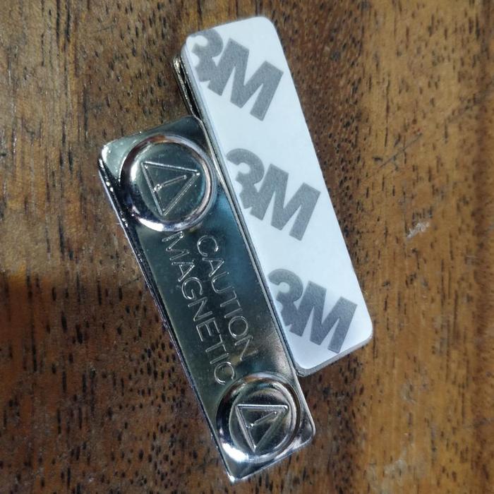 Jual Magnet Nama Dada Papan Nama Name Tag Caution Praktis Ada Double ...