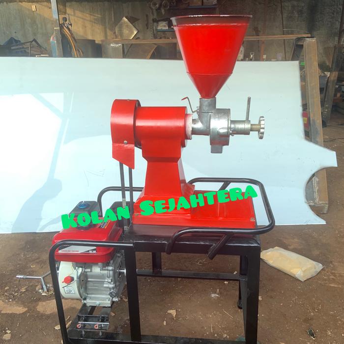 Jual Mesin Grinder Kopi Kapasitas 25 Kg + Penggerak Bensin 5,5 HP ...