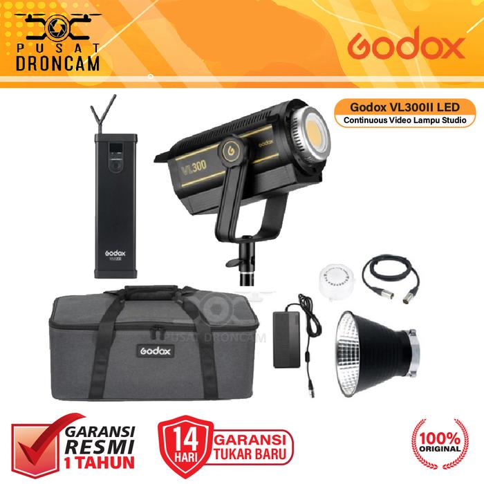 Promo Godox VL300 II LED Continuous Video Lampu Studio Original - VL ...