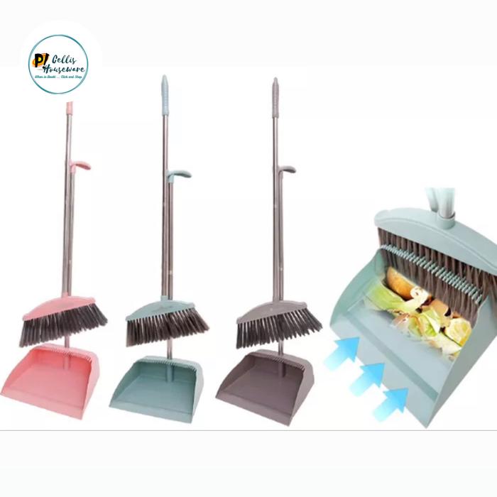 Jual Broom Set Sapu 2in1 Alat Pembersih Lantai Penyaring Rambut Viral ...