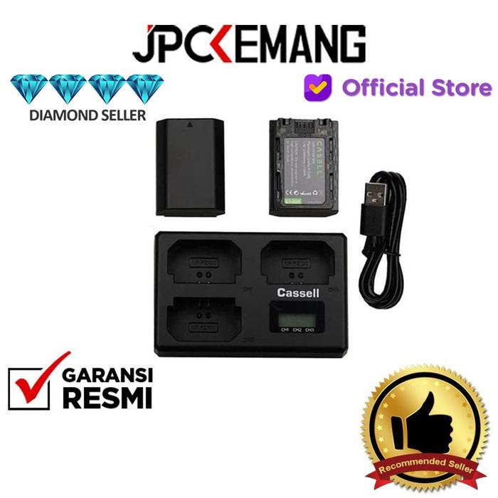 Promo Casell Battery NP-FZ100 for Sony + Triple Charger NPFZ100 FZ 100 RESMI Cicil 0% 3x ...