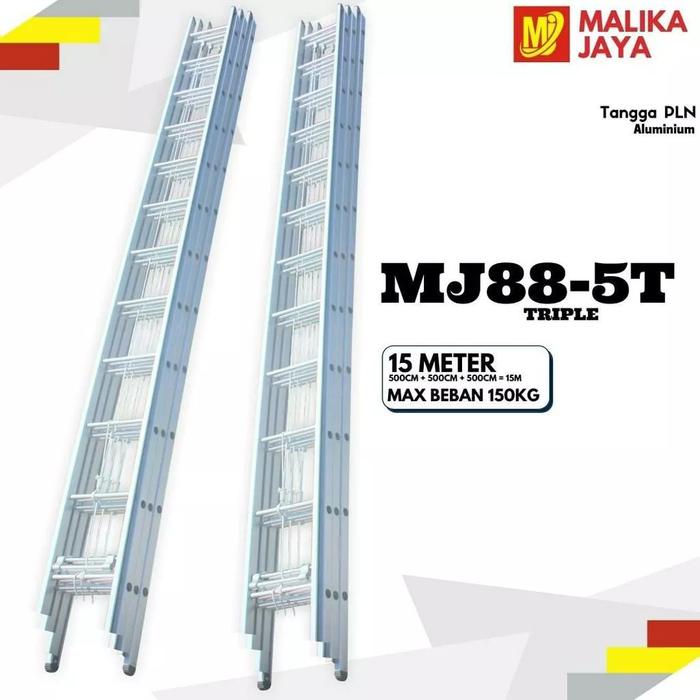 Jual Tangga PLN alumunium MJ88 Triple 15 Meter - Jakarta Selatan ...