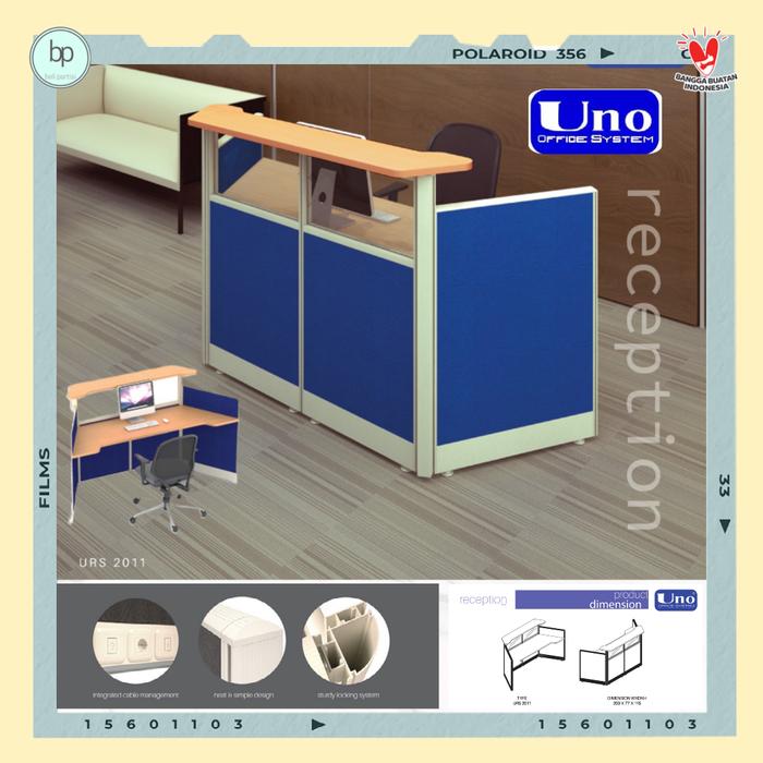 Jual Meja Receptionist Kantor UNO URS 2011-Meja Partisi Kubikal ...