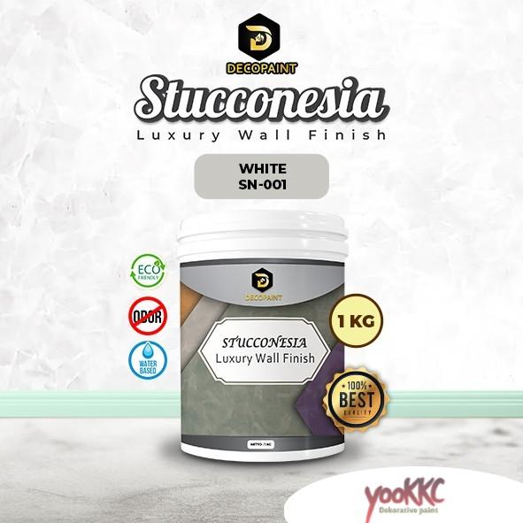 Jual Cat Tembok Dekoratif Stucco Stucconesia White 1kg - Jakarta Timur ...