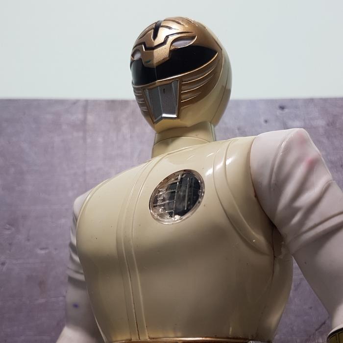 Promo Action Figure White Ranger MMPR Mighty Morphin Power Ranger Tommy ...