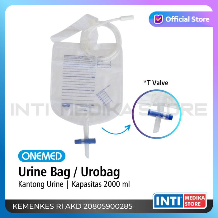 Jual ONEMED - Kantong Urine Bag UROBAG 2000ml T-Valve One Med - Kota Bandung - INTI MEDIKA STORE ...
