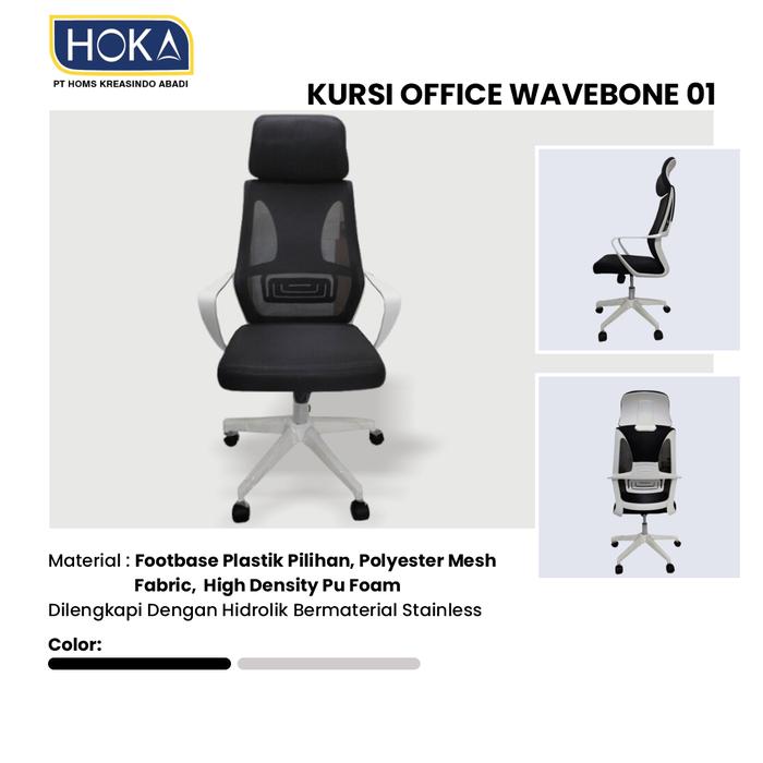 Jual Kursi Kantor Wavebone 01 Office - Kota Tangerang - HOKA Indonesia | Tokopedia