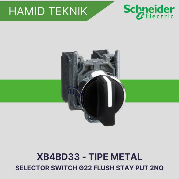 Jual Selector Switch Ø22 XB4-BD33 3 Posisi Schneider - Jakarta Barat ...