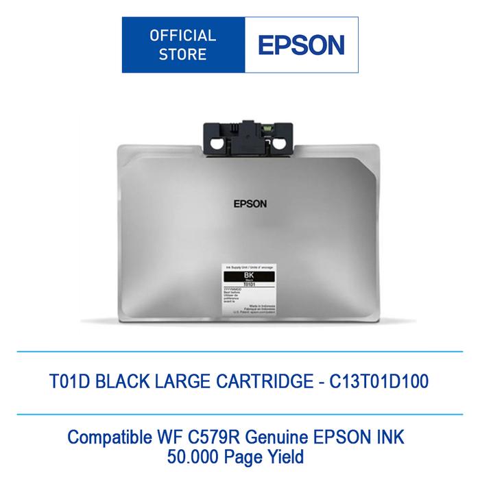 Promo Tinta Cartridge Epson T01D LARGE for WF-C579R - C13T01D100 ...