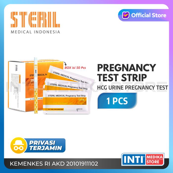 Jual STERIL - Strip Test Kehamilan | hCG Urine Pregnancy Test Pack ...